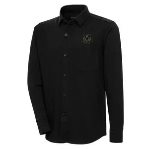 ANTIGUA Atlanta United Fc Streamer Diamond Button-up Shacket