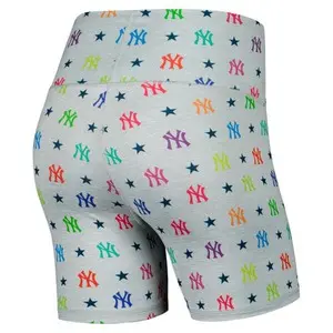 Terez New York Yankees Tlc Rainbow Shorts