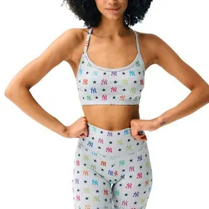 Terez New York Yankees Tlc Rainbow Shorts
