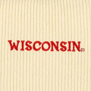 LEAGUE COLLEGIATE WEAR Wisconsin Badgers Timber Cropped Pullover Sweatshirt