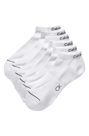 Calvin Klein 6-pack Performance Low Cut Socks
