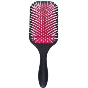 DENMAN D38 The Detangling & Styling Paddle - Black With Red Pad