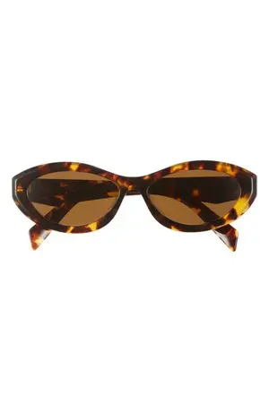 PRADA Prada 56mm Oval Sunglasses