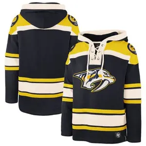 '47 Nashville Predators Superior Lacer Pullover Hoodie - Navy