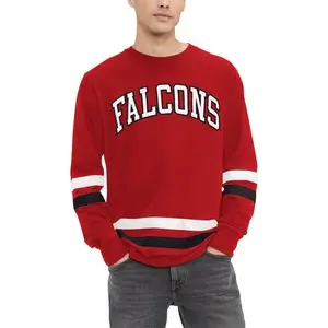 Tommy Hilfiger Black Atlanta Falcons Nolan Long Sleeve T-shirt - Red