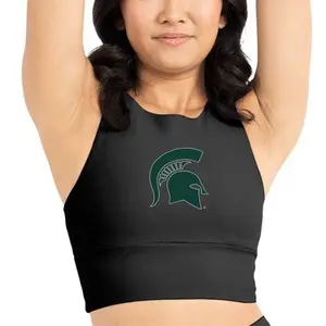 CERTO Kadi Brand Michigan State Spartans Buttery Soft Midi Bra & Leggings Set