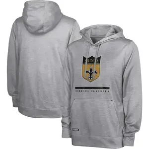 OUTERSTUFF New Orleans Saints Fleece Pullover Hoodie - Heather Gray