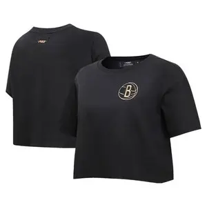 PRO STANDARD Brooklyn Nets Holiday Glam Boxy T-shirt