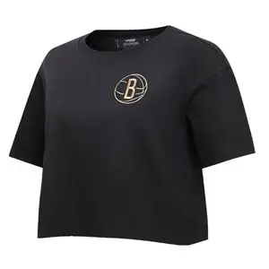 PRO STANDARD Brooklyn Nets Holiday Glam Boxy T-shirt