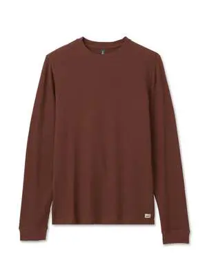 Vuori Waffle Crew Neck T-Shirt Hazelnut
