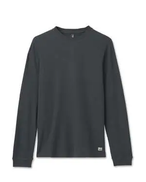 Vuori Waffle Crew Neck T-Shirt Shale