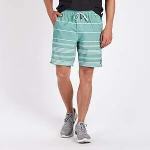 Vuori Kore Lined Shorts Aloe Stripe