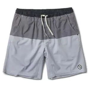 Vuori Kore Lined Shorts Black Block Stripe
