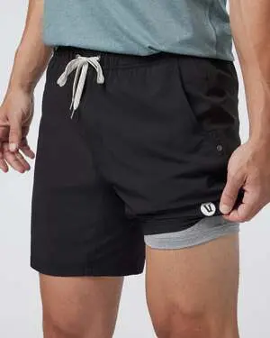 Vuori Kore Lined Shorts - Black