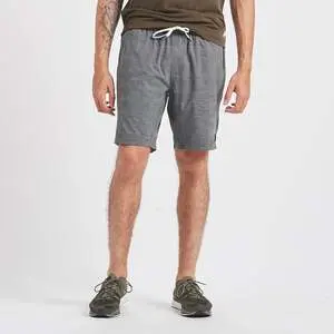 Vuori Kore Lined Shorts Charcoal Space Dye