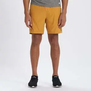 Vuori Kore Lined Shorts Cognac