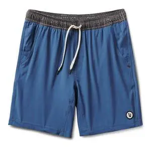 Vuori Kore Lined Shorts Pool Blue