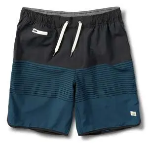 Vuori Banks Shorts Unlined 7 Indigo Stripe