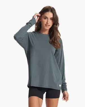 Vuori Long-Sleeve Tee Lake