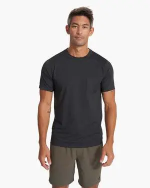 Vuori Vuori Tradewind Performance T-shirt Black Heather