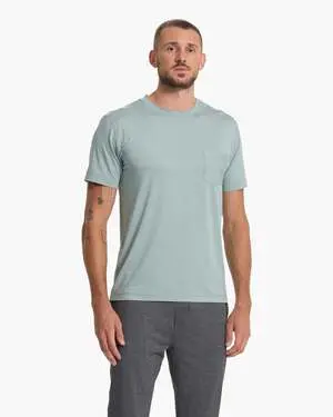 Vuori Vuori Tradewind Performance T-shirt Neptune Heather