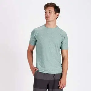 Vuori Vuori Strato Tech T-Shirt Aloe Heather