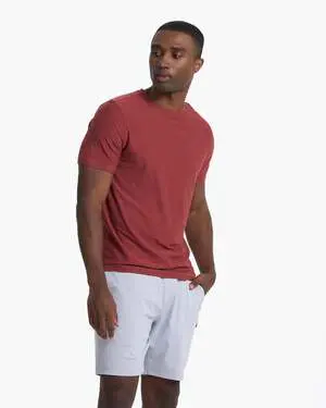 Vuori Vuori Strato Tech T-Shirt Currant Heather