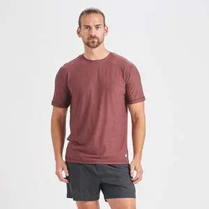 Vuori Vuori Strato Tech T-Shirt Fig Heather