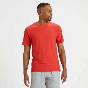 Vuori Vuori Strato Tech T-Shirt Melon Heather
