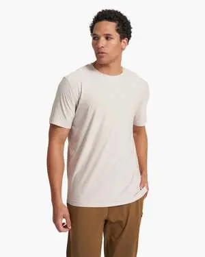 Vuori Vuori Strato Tech T-Shirt Suede Heather