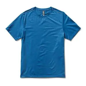 Vuori Current Tech T-Shirt Pool Blue