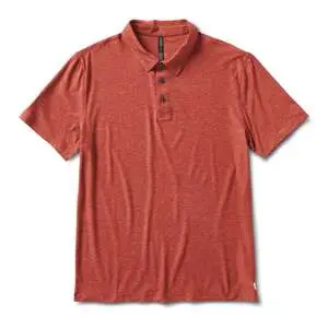 Vuori Vuori Strato Tech Polo Red Clay Heather