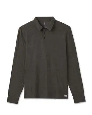 Vuori Long-Sleeve Strato Tech Polo Balsam Heather