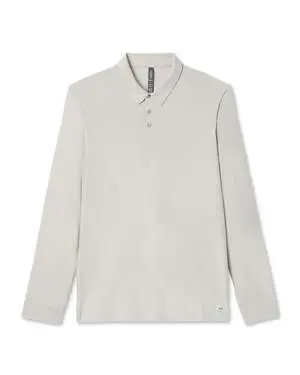 Vuori Long-Sleeve Strato Tech Polo Salt Heather