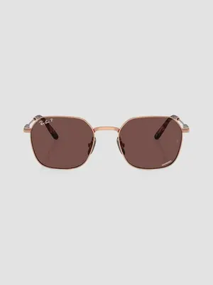 Ray-ban Rb8094 Jim 53mm Square Sunglasses Violet