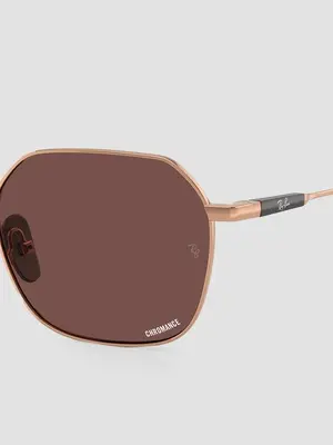 Ray-ban Rb8094 Jim 53mm Square Sunglasses - Violet