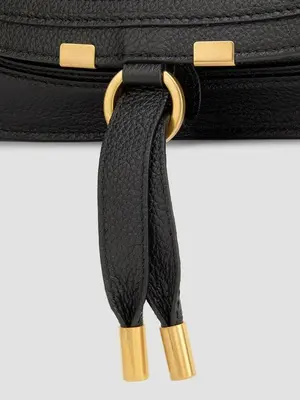 Chloé Marcie Leather Satchel - Black