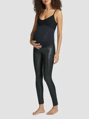 Commando Coated Faux Leather Maternity Leggings