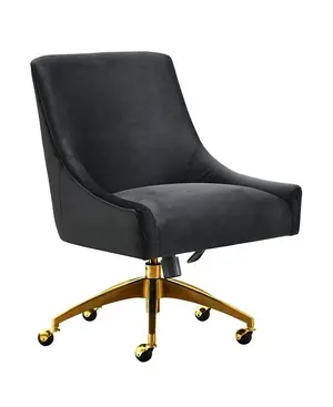 TOV FURNITURE Beatrix Office Swivel Chair - Black