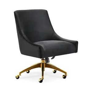 TOV FURNITURE Beatrix Office Swivel Chair - Black