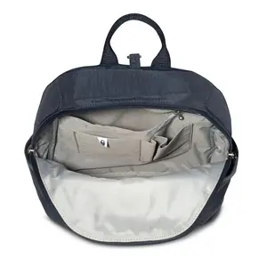 BAGGALLINI Securtex Anti Theft Backpack - French Navy