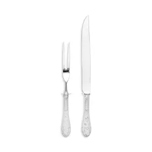 RICCI ARGENTIERI 2 Pc Bird Stainless Steel Carving Set