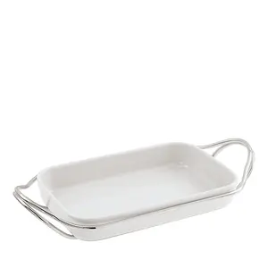 SAMBONET New Living Rectangular Casserole Dish With Holder