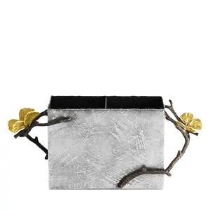 Michael Aram Butterfly Ginkgo Double Cutlery Caddy - Silver
