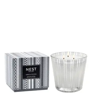 NEST NEW YORK Amber & Incense 3 Wick Candle 21 Oz