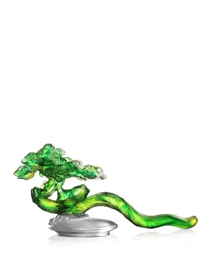 LIULI Heavenly Pine Crystal Figure - Green