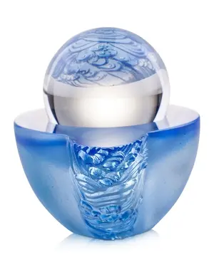 LIULI As The Good World Turns Kindness Turns This Good World Crystal Figure