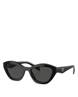 Prada Symbole Butterfly Sunglasses, 55mm - Black/gray Solid