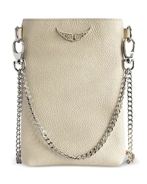Zadig&Voltaire Rock Leather Phone Pouch - Flash