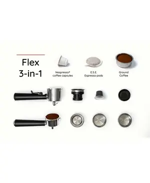 ESPRESSIONE Flex 3 In 1 Espresso Maker